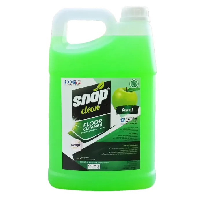 Snap Clean Cairan Pembersih Lantai Floor Cleaner Galon 4 Liter | Lazada ...