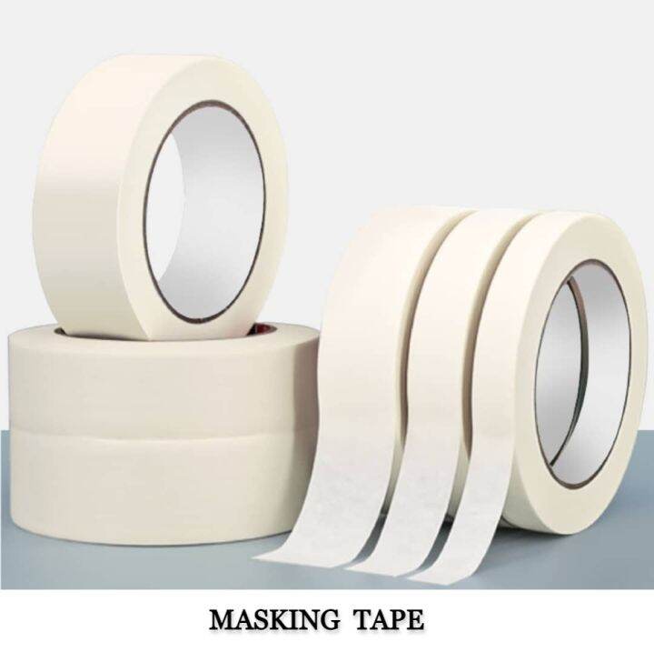 Masking Tape 15 Meters 1/2 , 3/4 , 1 , 11/2 , 2 | Lazada PH