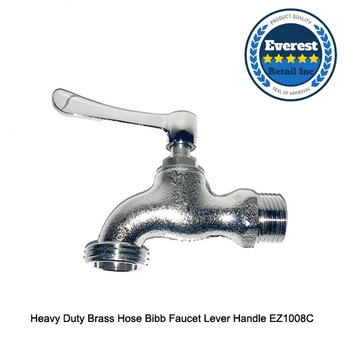 Heavy Duty Chrome Hose Bibb Faucet Lever Handle EZ1008C | Lazada PH