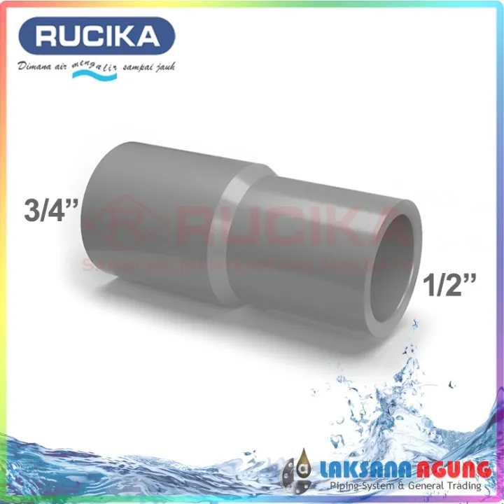 Vlok sok pvc 3/4 X 1/2 Rucika AW | Vlok sock socket rucika | Lazada ...