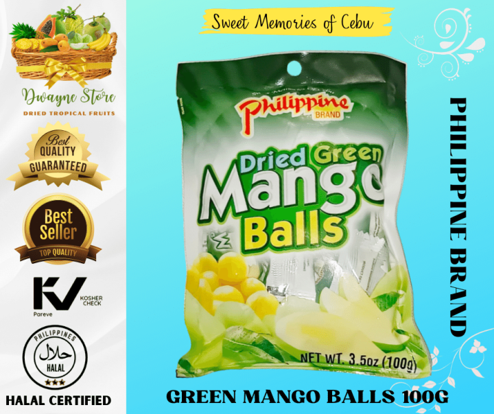 PHIL DRIED GREEN MANGO BALLS 100G | Lazada PH