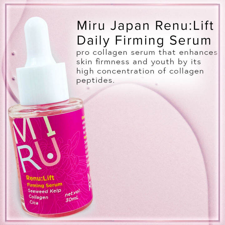 Miru Japan Lift Daily Firming Serum Japan Sakura Serum, Cherry Blossoms ...