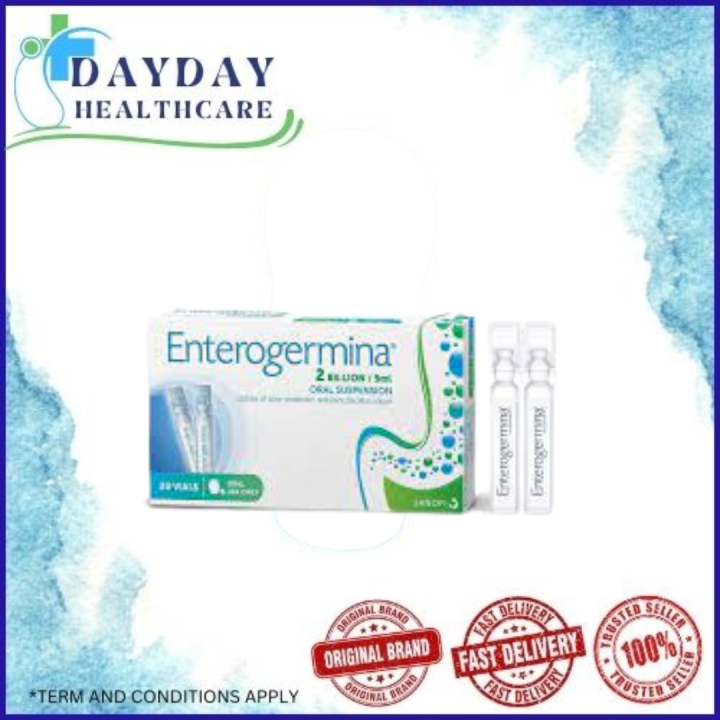 Enterogermina Probiotic 2 Billion 5ml x 20 Vials | Lazada