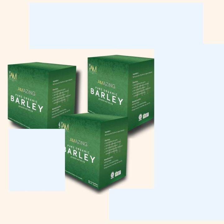 100% AUTHENTIC IAM PURE ORGANIC BARLEY JUICE 3 BOXES | Lazada PH