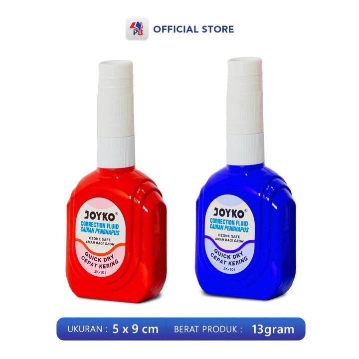 Typex Joyko Jk 101 Penghapus Cair Correction Fluid Ozon Save Cepat ...