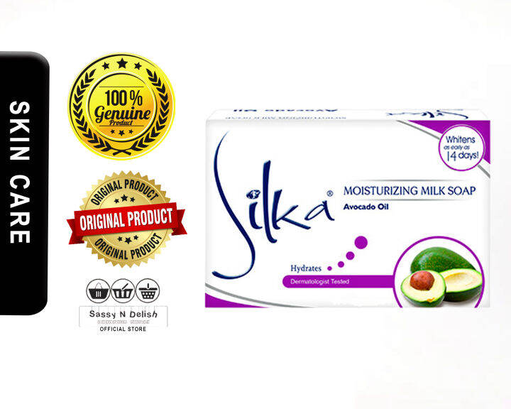 Silka Moisturizing Milk Soap Avocado Oil | 90g | Lazada PH