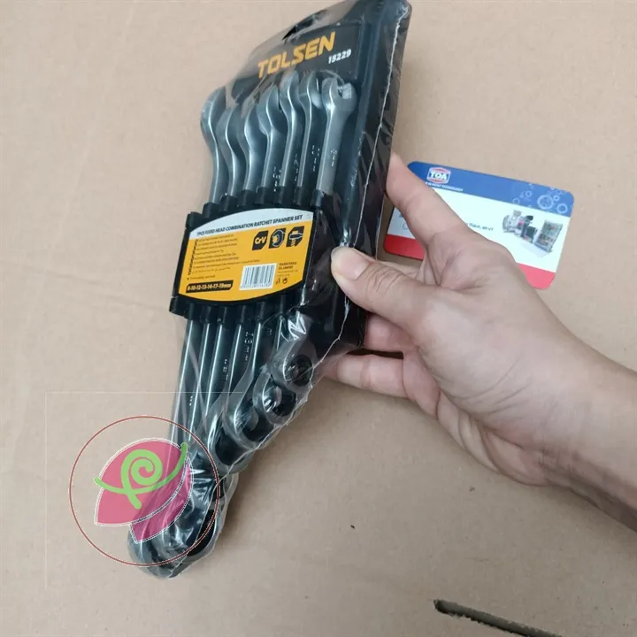 Bộ cờ lê vòng miệng tự động 7 món TOLSEN 15229 | Lazada.vn