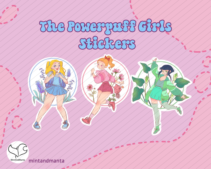 Powerpuff Girls Sticker | Aesthetic Sticker | Kawaii Sticker | Lazada PH