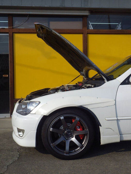 Pure Black Gas Struts for 1998-2005 Toyota ALTEZZA SXE10 Bonnet Hood ...