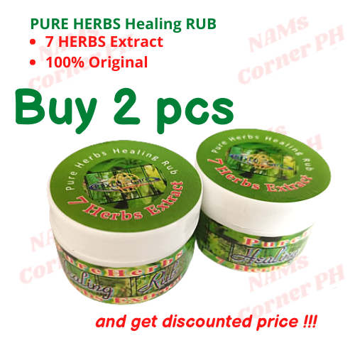 [Nique Store] BUY 2 pcs of Pure Herbs Healing Rub 100% Original - 7 ...