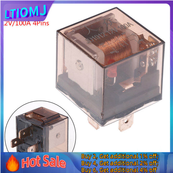 Waterproof automotive relay 12/24V 100A 4/5Pin SPDT car control device ...