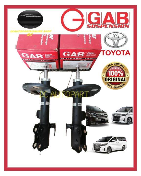 100% ORIGINAL GAB TOYOTA VELLFIRE / ALPHARD AGH30 GGH30 2015> FRONT SHOCK ABSORBER FRT | Lazada