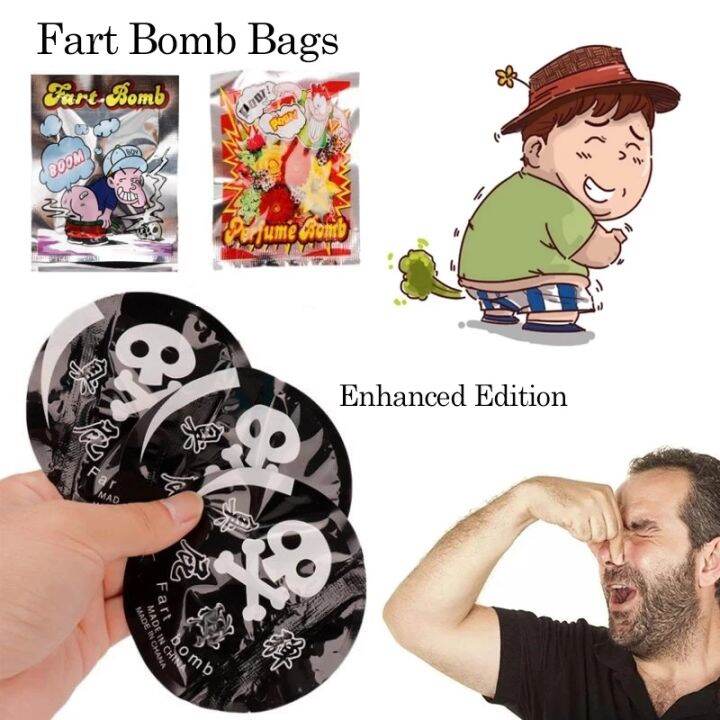 【CC】 10Pcs Fart Bombs Smelly Stink Gag Practical Jokes Fool Fools Joke ...