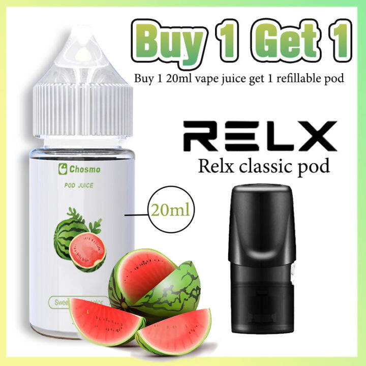 [Buy 1take 1] vapesmoke original set 20ml vape juice relx juice relx infinity pod juice vaper ...