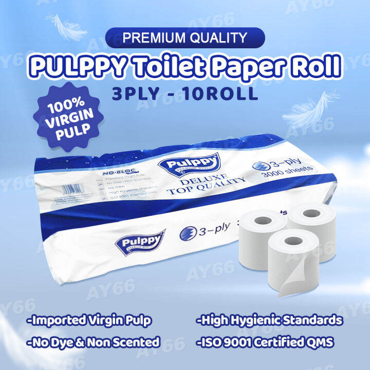 Toilet papper Roll 3ply (10 Rolls)many brand/ tisu tandas/ 3层厚厕纸 | Lazada