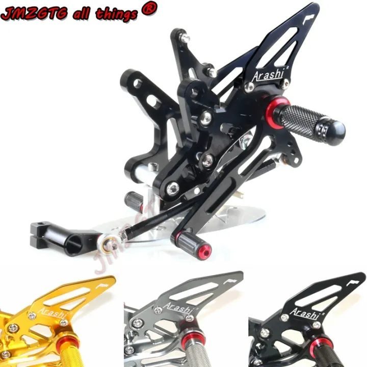 Motorcycle CNC Adjustable Rear Set Foot Rest For KAWASAKI NINJA400 ...