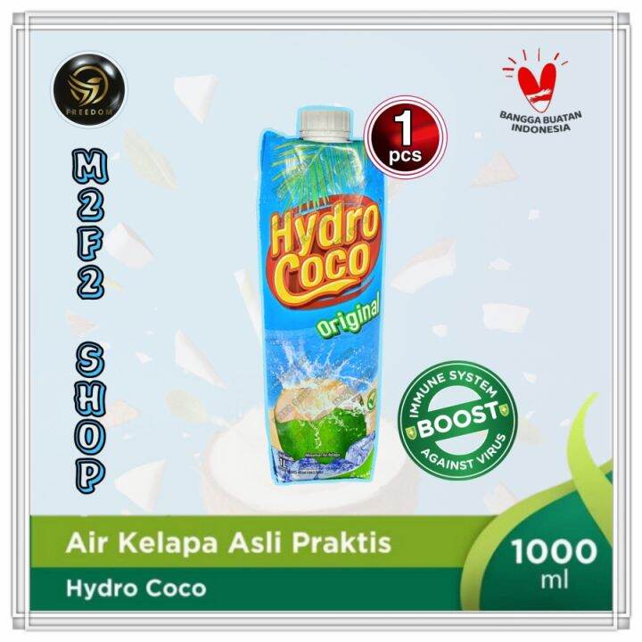 Minuman Air Kelapa Hydro Coco Original 1000 ml (Kemasan Satuan) | Lazada Indonesia