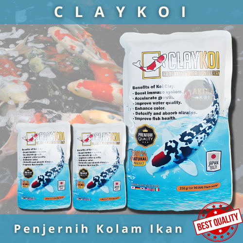 Clay Koi Penjernih Kolam Ikan Calcium Montmorillonte Clay | Lazada ...