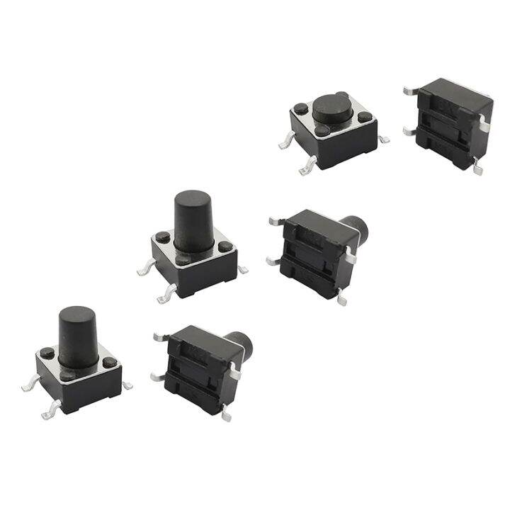 [DSDW] 50Pcs 6x6mm PCB Panel Tactile Tact Momentary Push Button Switch ...
