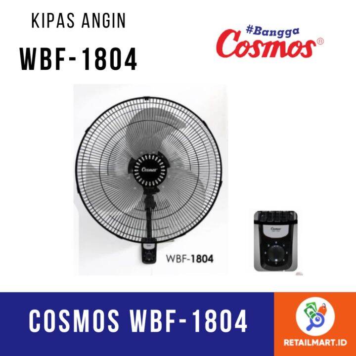 COSMOS WBF-1804 KIPAS ANGIN DINDING BESI 18 INCH | Lazada Indonesia