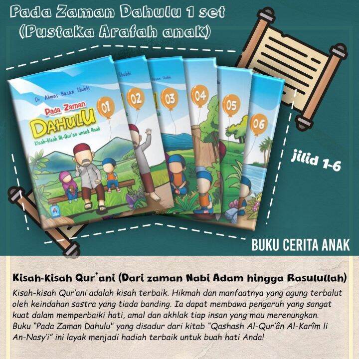 Buku Pada Zaman Dahulu Kisah-Kisah Al-Quran Untuk Anak 6 Jilid | Lazada Indonesia