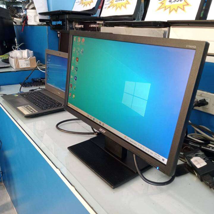 จอ คอม รุ่น Acer V196HQL LED 18.5 สภาพสวยๆ ใช้งานได้ 100% | Lazada.co.th