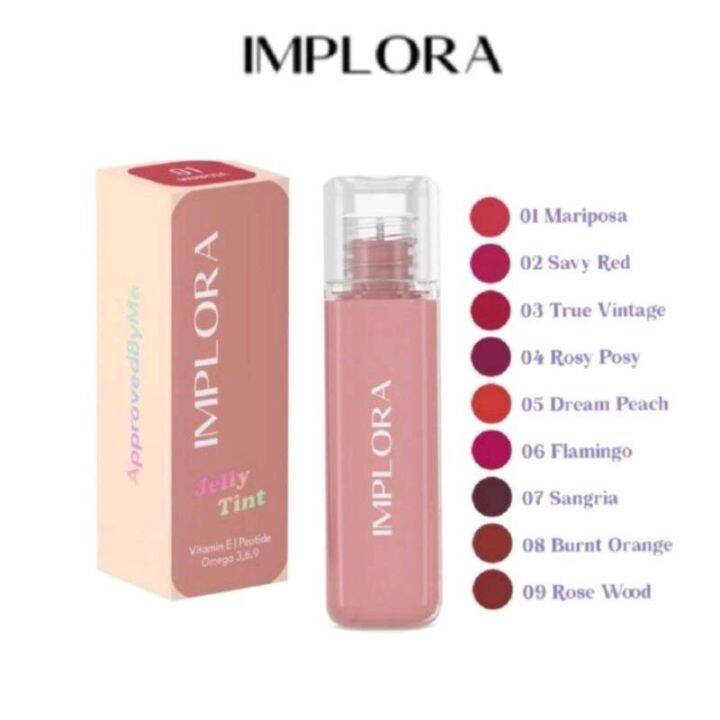Implora Jeliy Tint Liptint Implora Lip tint Glossy Implora Tint Jelly ...