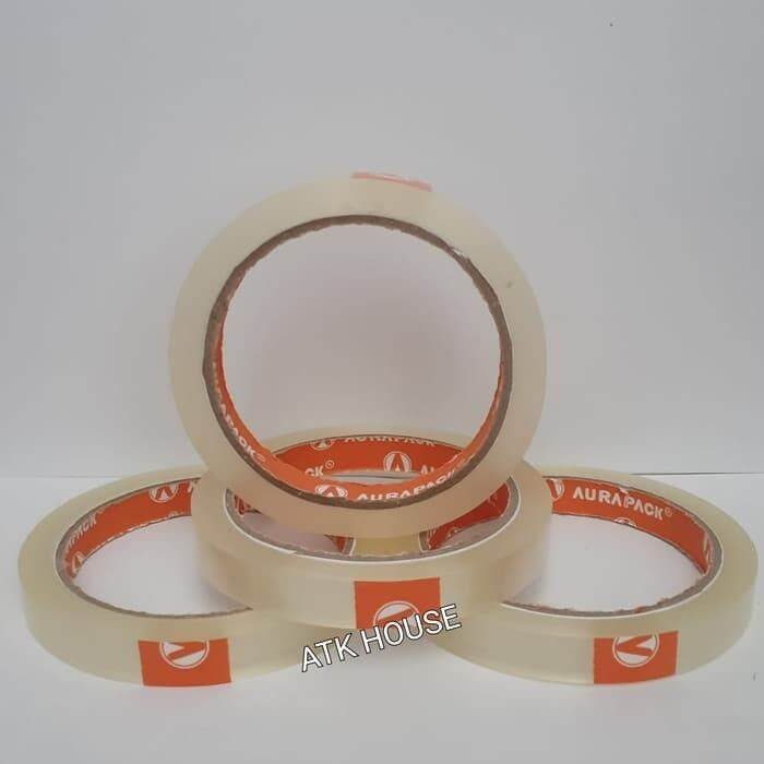 Isolasi AURAPACK 12mm*72m/Solatip 1/2inc/Lakban Kecil/Selotip/Celotape ...