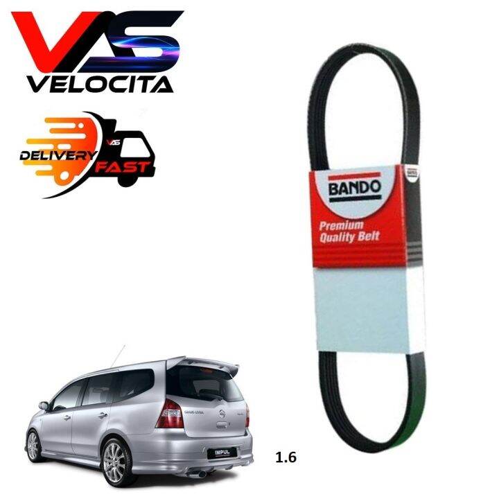 BANDO FAN BELT NISSAN GRAND LIVINA 1.6 NV200 V BELT 7PK1140 | Lazada