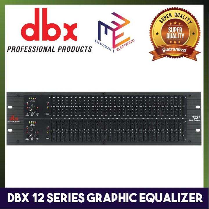 DBX by Winland 1231 Series Graphic Equalizer Dual Channel 31-Band Equalizer * WINLAND * | Lazada PH