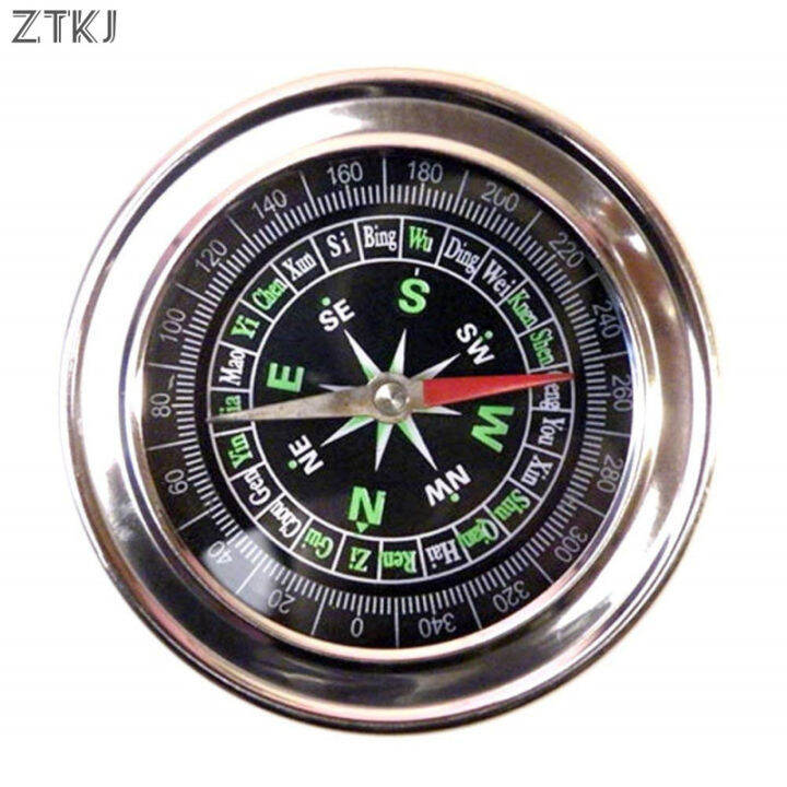 Outdoor Multi-purpose Full Metal Compass Stainless Steel Compass ...