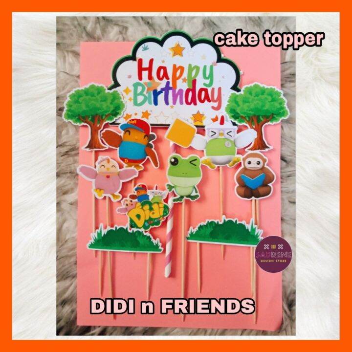 Didi N Friends Cake Topper BAKEWARE DECORATION | Lazada