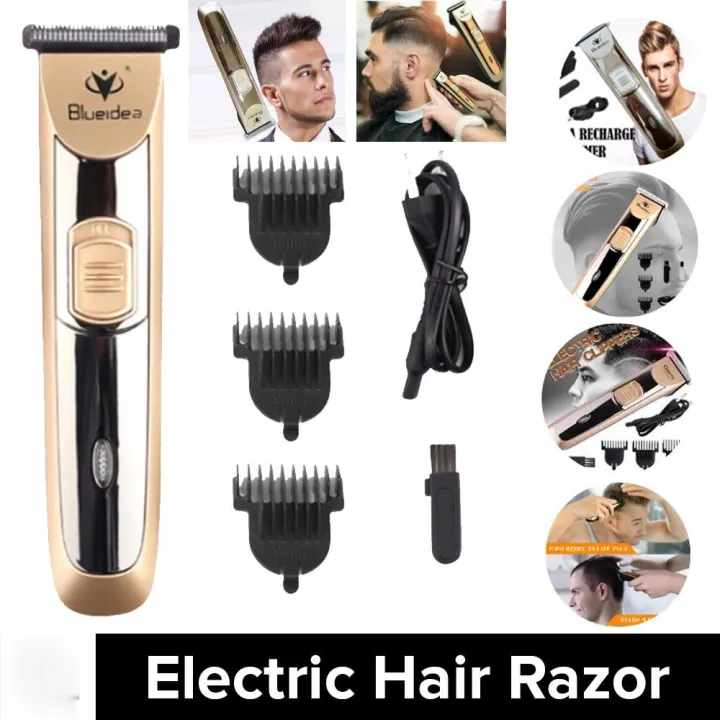 Electric Hair Razor, Blue Idea Hair Trimmer, Hair Razor Clipper Barber ...