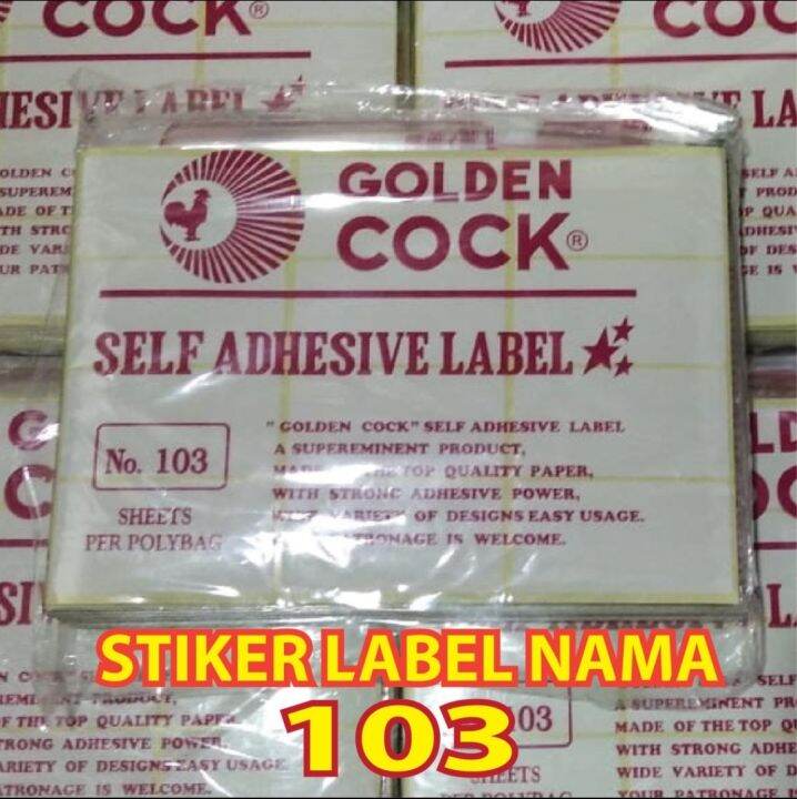 Stiker Label Nama Undangan Ukuran 103 | Lazada Indonesia