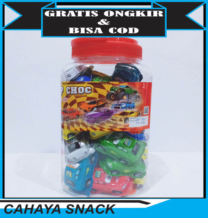 1 TOPLES PERMEN COKLAT POP CHOC ISI 40 PCS / COKLAT MOBIL CHOCO CAR ...