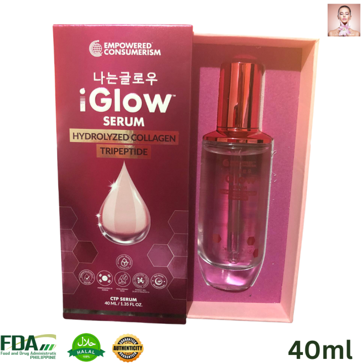 IGLOW SERUM HYDROLYZED COLLAGEN TRIPEPTIDE 100 % ORIGINAL ( EMPOWERED ...