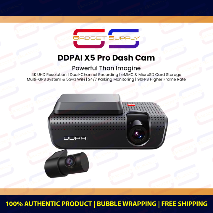 DDPAI X5 Pro Dash Cam [4K UHD Resolution | Dual-Channel Recording ...