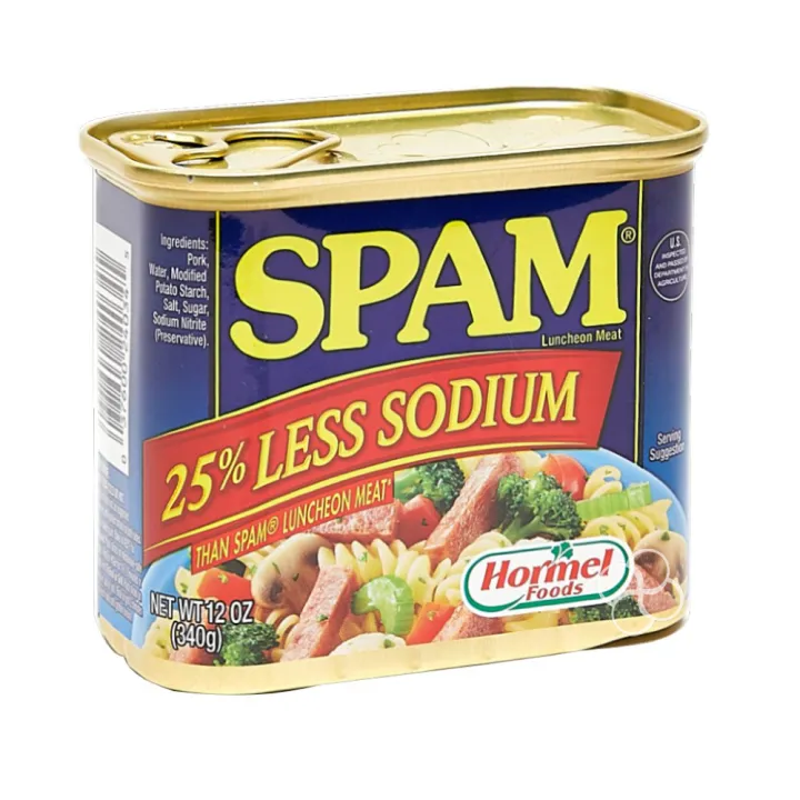 Spam 25% Less Sodium Luncheon Meat 340g | Lazada PH