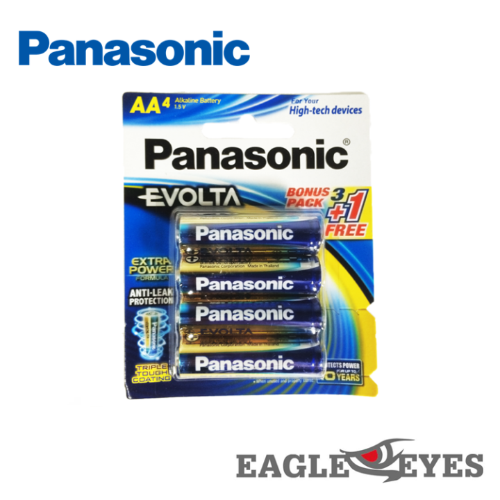 Panasonic LR6EG/4B1F Evolta Alkaline Battery AA 4PK | Lazada