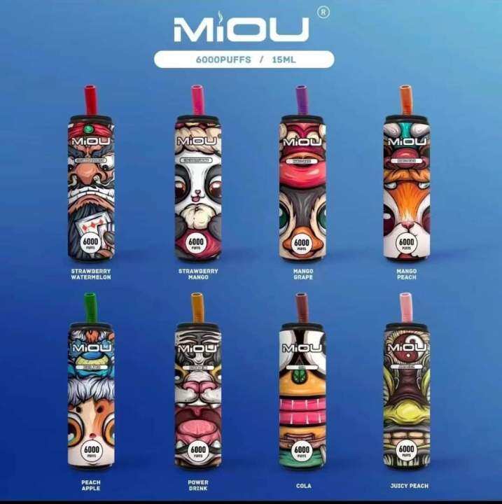 MIOU DISPOSABLE POD 6000 PUFFS | Lazada PH