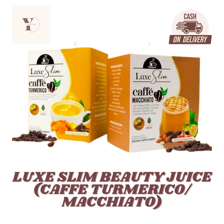 Luxe Slim Coffee by Anna Magkawas Caffe Turmerico/Caffe Macchiato 10 ...
