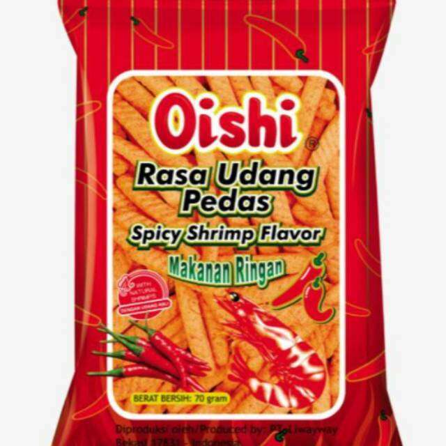 Oishi Kraker Udang Pedas 70G | Lazada Indonesia