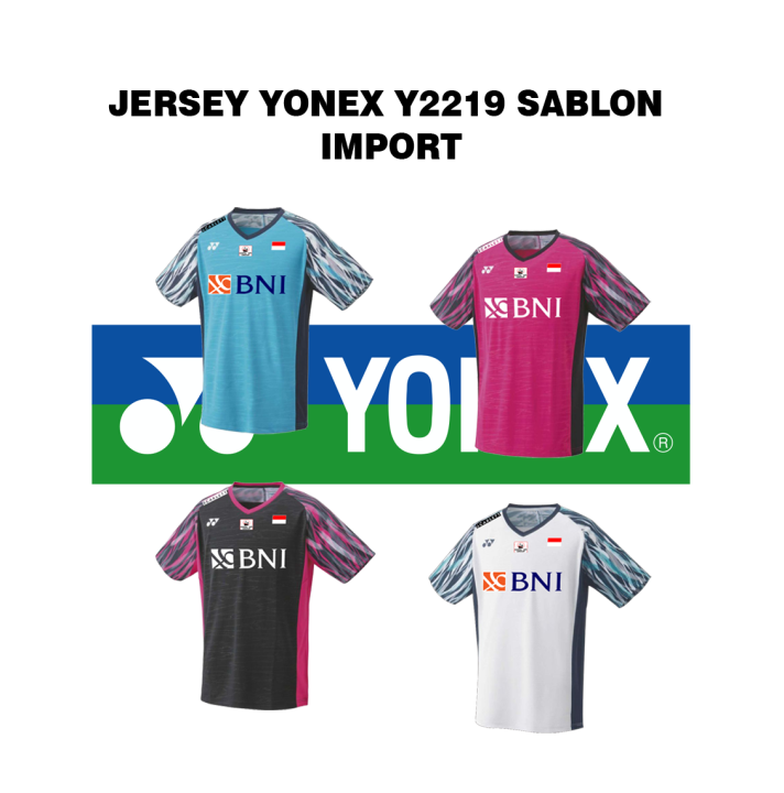 Yonex Jersey Olahraga Badminton Y 2219 Y2219 Sablon Depan Import | Lazada Indonesia