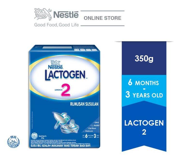 Nestle Lactogen Step 2 Milk Powder 350g | Lazada