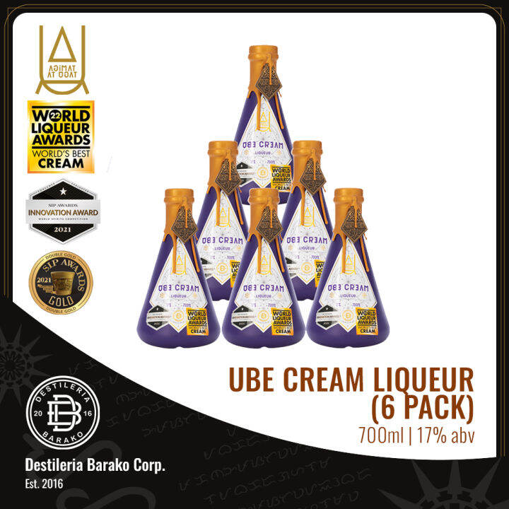 Ube Cream Liqueur™️ | Agimat at Ugat | 700ml | 17% ABV | 6 Pack | Lazada PH