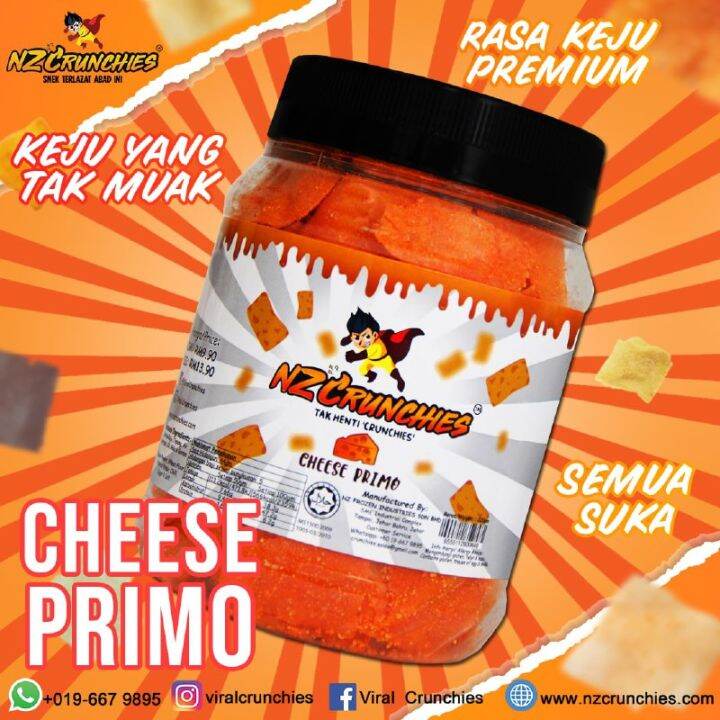 NZ CRUNCHIES VIRAL CHEESE PRIMO BEST!!!!!! | Lazada