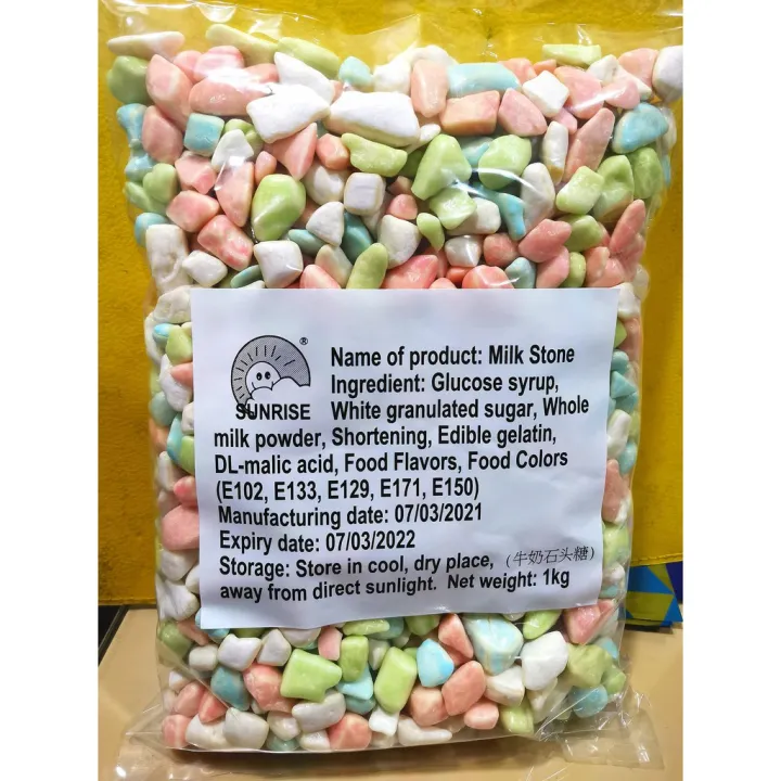 COD^ 【NEGOSYO PACK】MILKY STONE CANDY - 1 KILO | Lazada PH