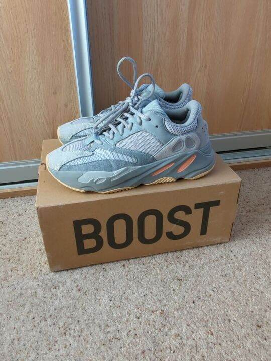 Adidas Yeezy 7 Boost Inertia Orange Grey | Lazada PH