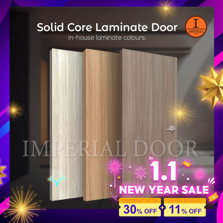Solid Laminate Bedroom Door For HDB Door, BTO Resale Flats Condo Doors ...