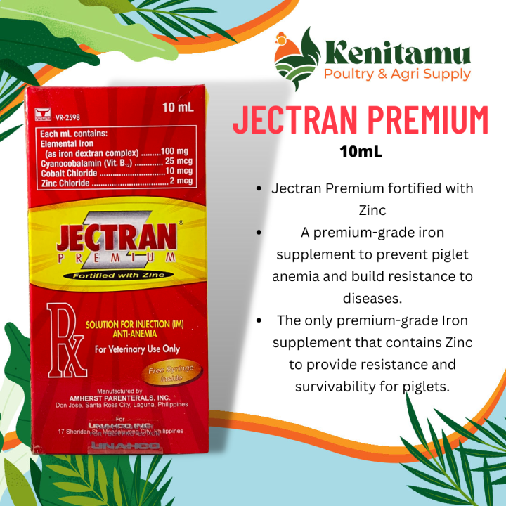 JECTRAN PREMIUM ANTI-ANEMIA 10mL | Lazada PH